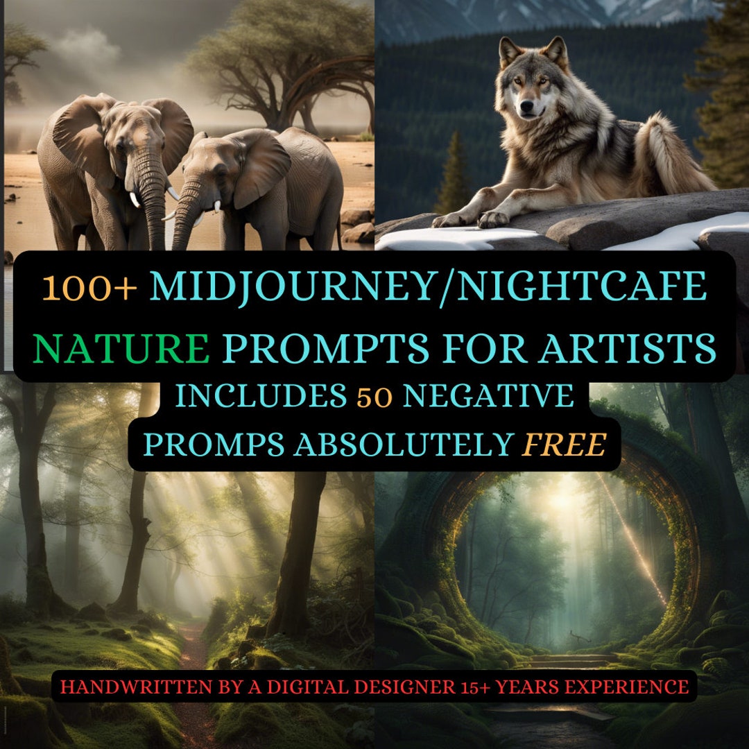 100 Detailed Nature Prompts for AI Generated Images - Etsy