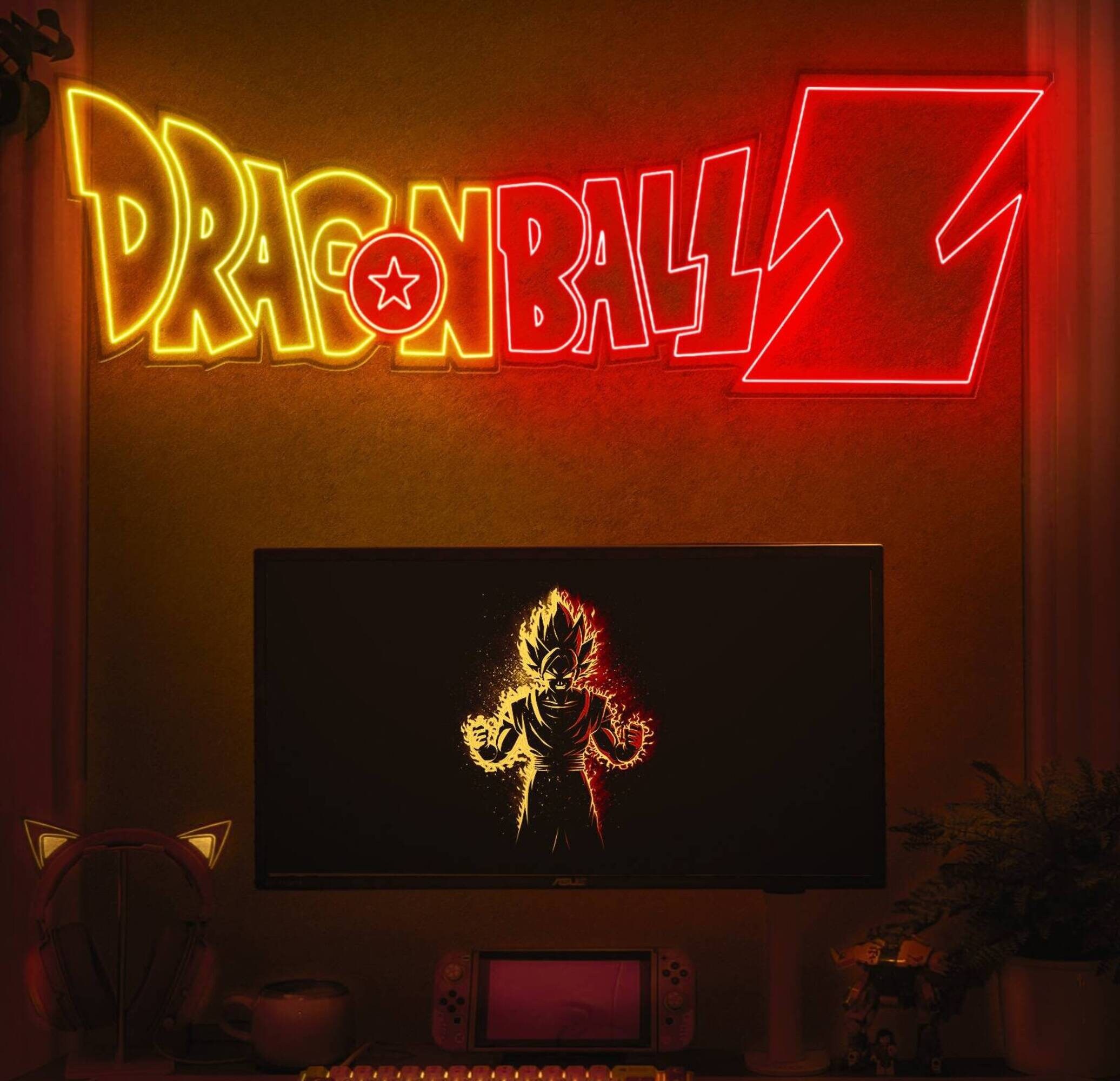 Dragon Ball Zanime Neon Signgame Room Decorgoku Neon - Etsy Australia