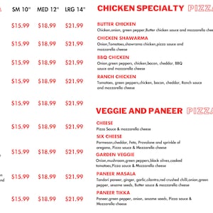 9 in 1 Done for You Canva Menu Template - Trifold Menu Template + 11x7 ...