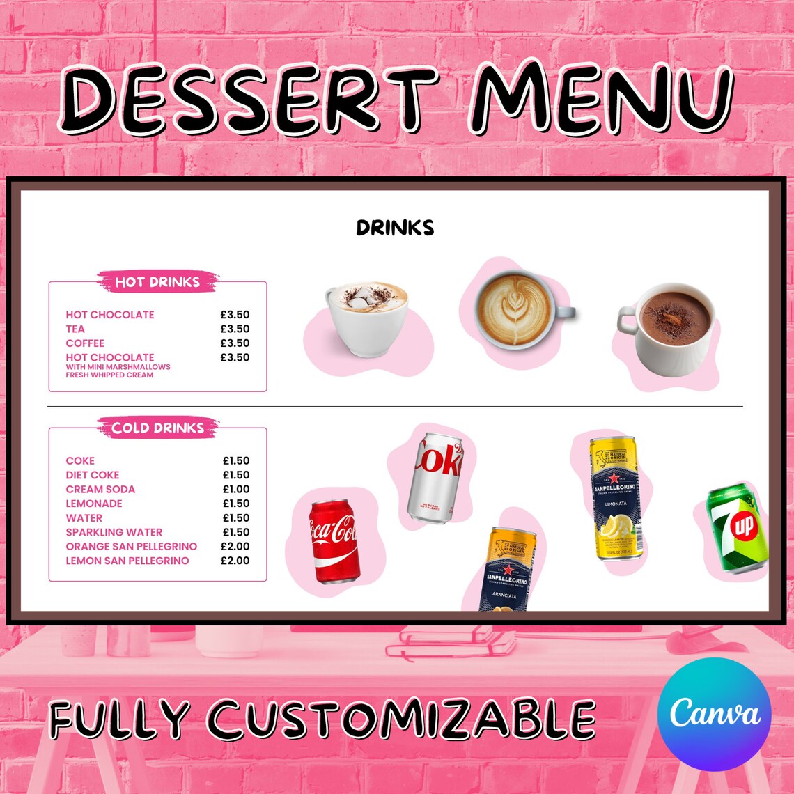 THE PERFECT Dessert Menu Template - Digital Menu Board - Dessert TV ...