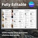 Restaurant TV Menu Board Template: 7-page Editable Canva Design ...