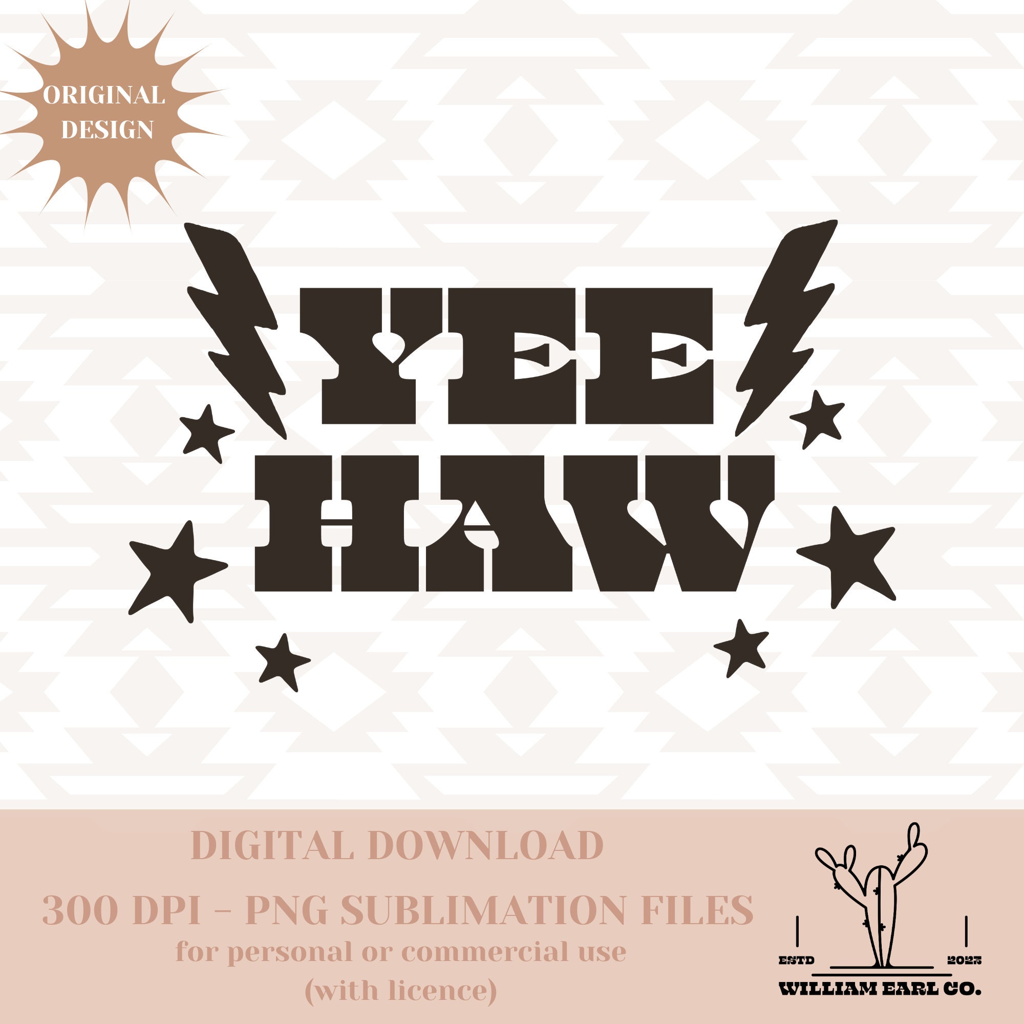 Yee Haw PNG Clipart Sublimation Design Western - Etsy