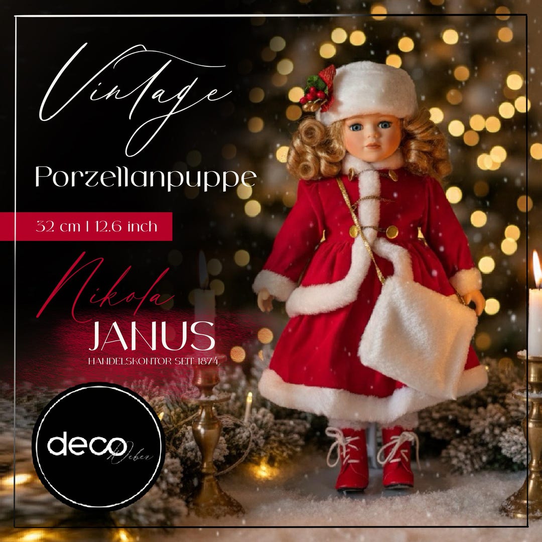 Nostalgia Porcelain Doll NIKOLA 30 Cm JANUS - Etsy
