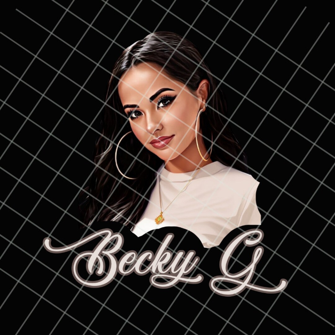 Becky G Digital Png File / Becky G Cartoon Sublimation File / T-shirt ...