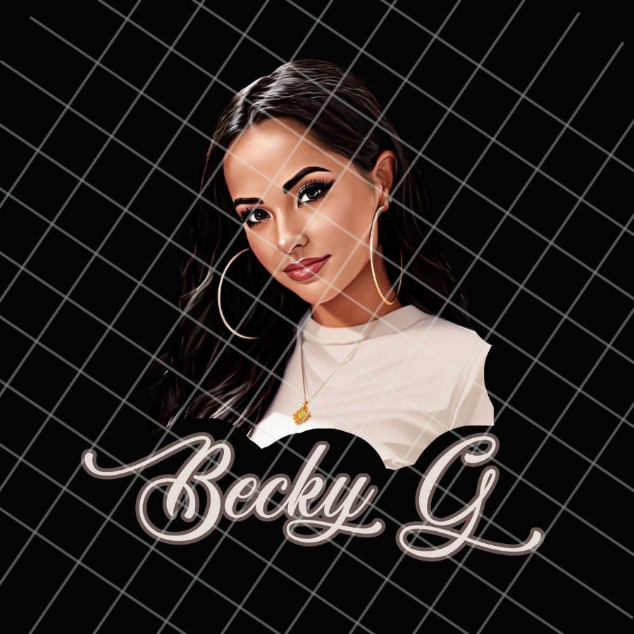 Becky G Digital Png File / Becky G Cartoon Sublimation File / - Etsy ...