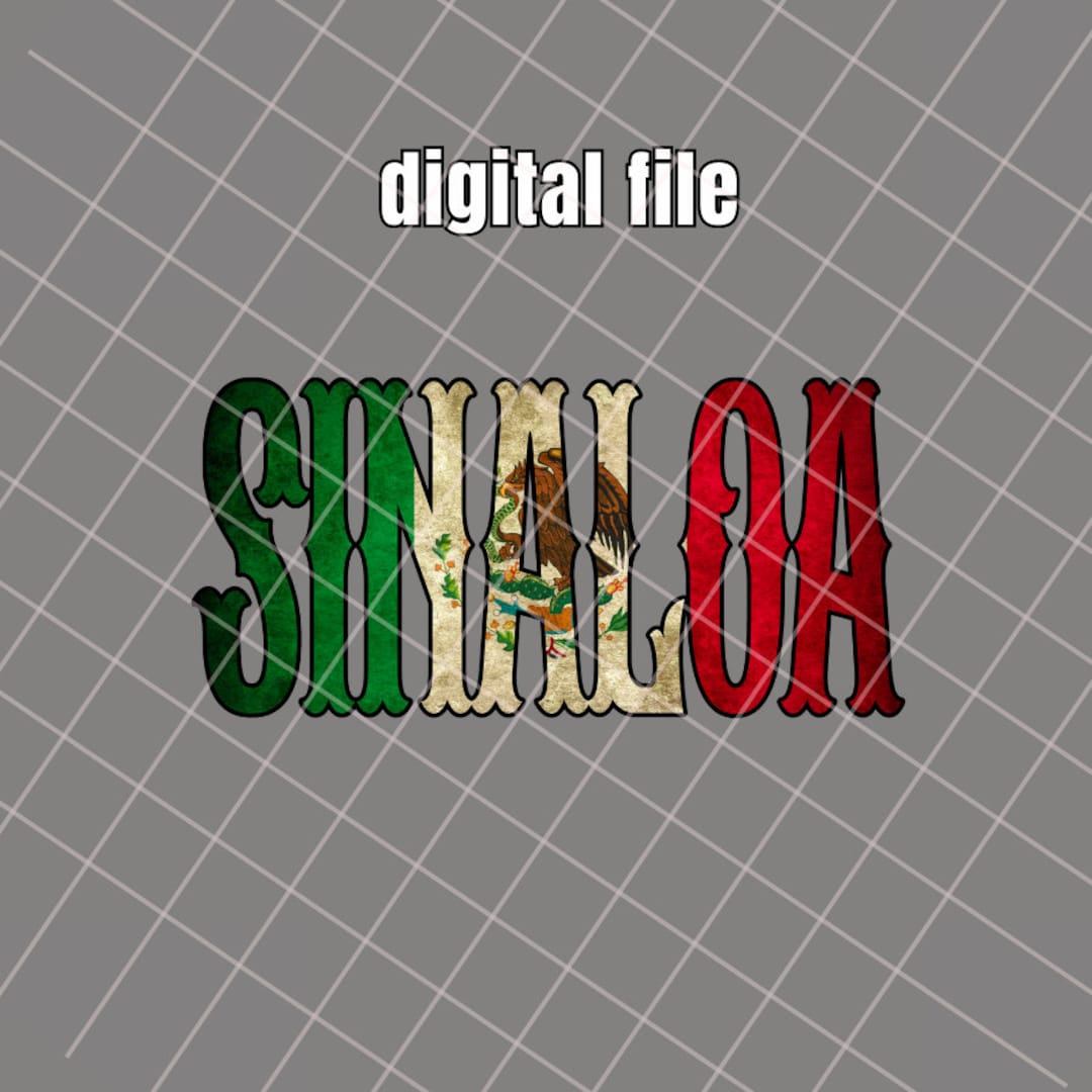 Archivo png digital del logo de Sinaloa / Archivo de sublimación de México / Diseño png de ...