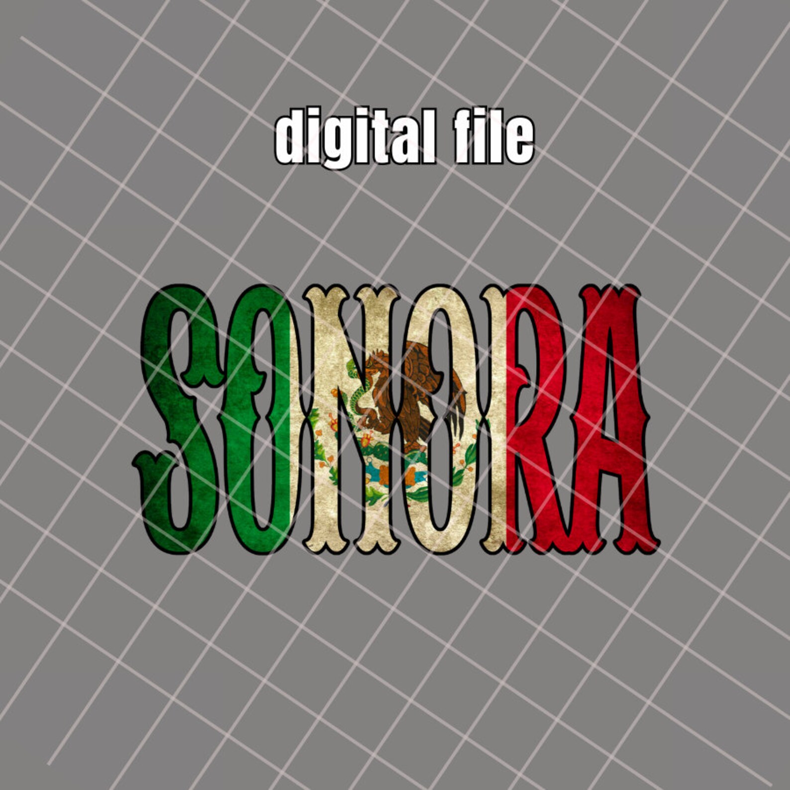 Sonora Logo Digital Png File / Mexico Sublimation File - Etsy