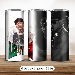Lefty SM Black and White Digital Png File / Mexican Rapper 20oz ...
