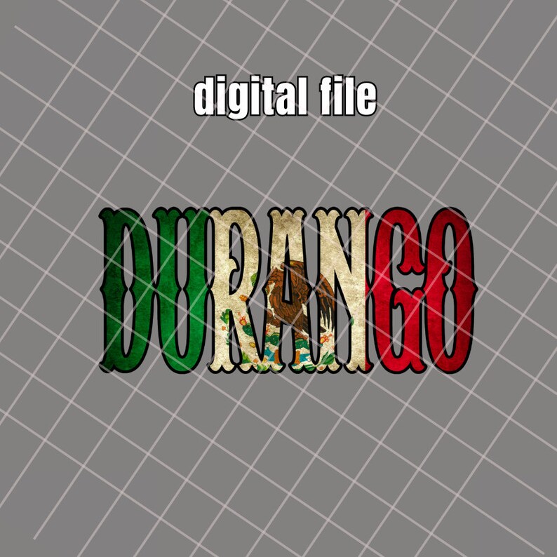 Durango Logo Digital Png File / Mexico Sublimation File - Etsy