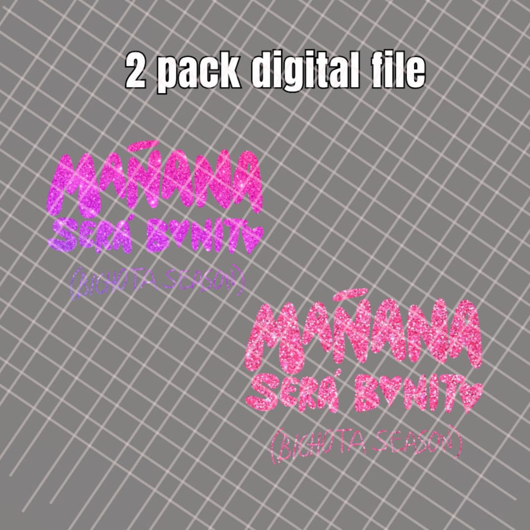 Karol G 2 Pack Logo / Bichota Season/ Glitter Digital Png File / MSB ...