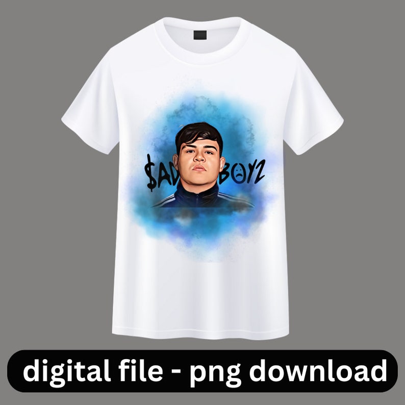 Junior H Blue Logo Digital Png File / Sad Boyz for Life - Etsy