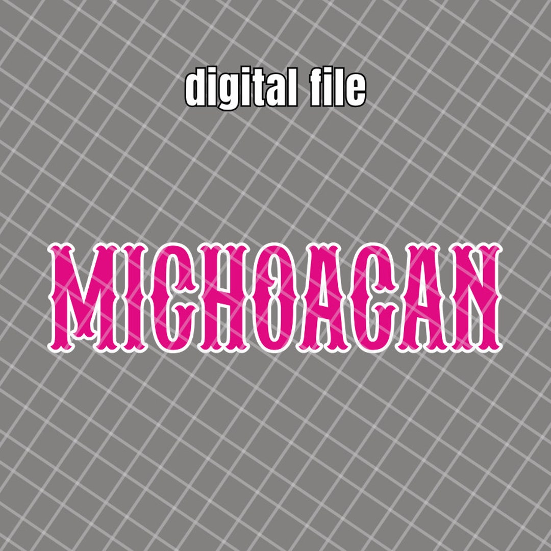 Michoacan Logo Digital Png File / Mexico Sublimation File / Flag T ...