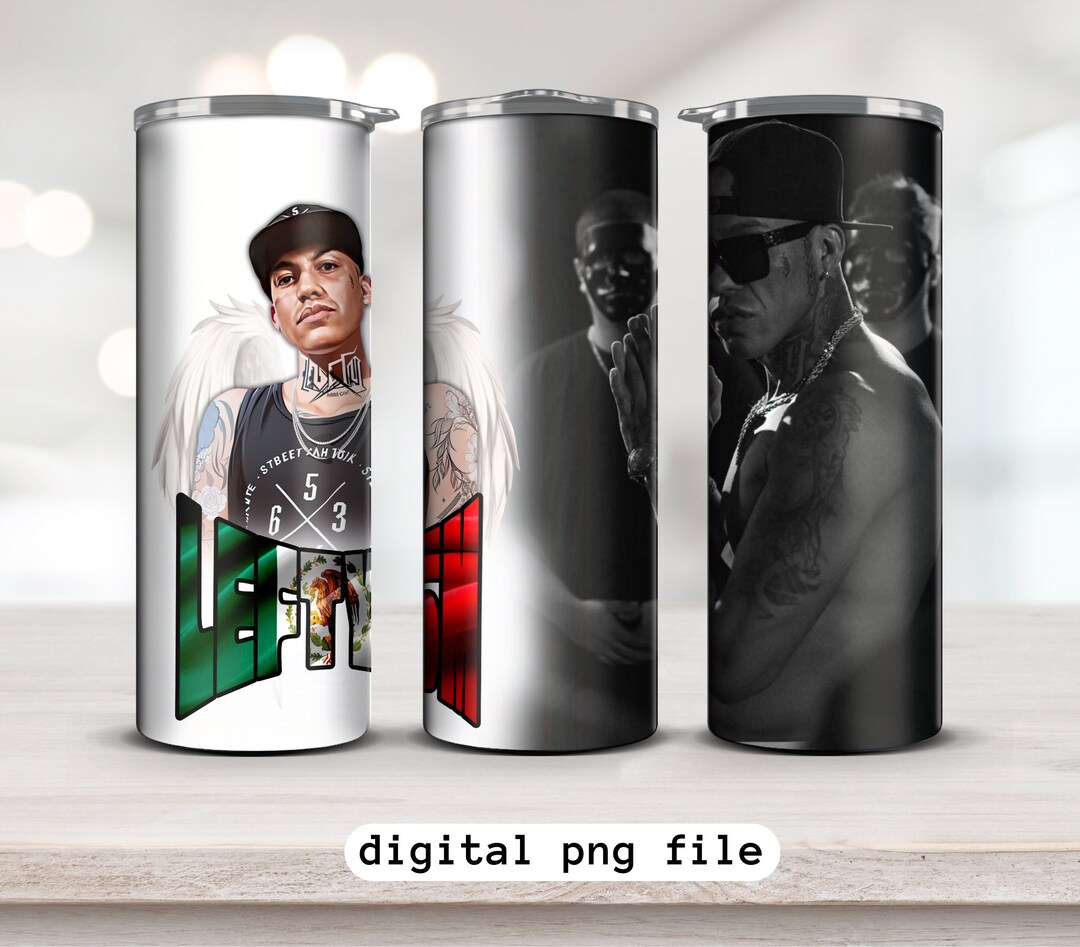 Lefty SM Black and White Digital Png File / Mexican Rapper 20oz ...