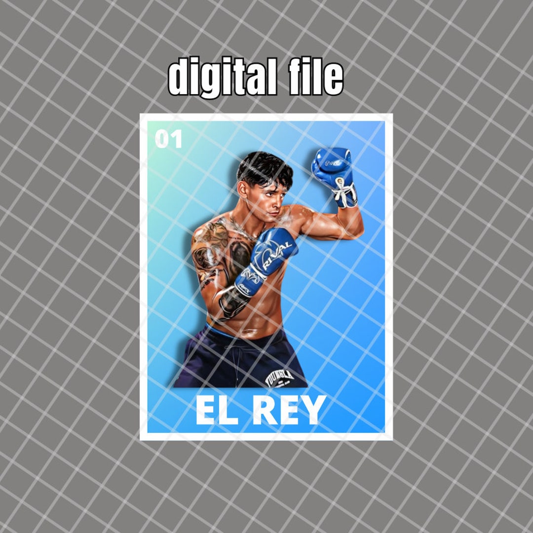 Loteria Ryan Garcia Logo Digital Png File /el Rey Sublimation File ...