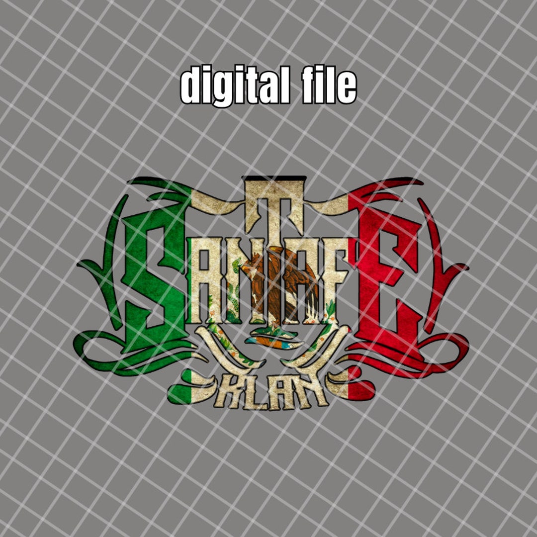 Santa Fe Klan Mexico Logo Digital Png File / Santa Fe 473 Sublimation ...