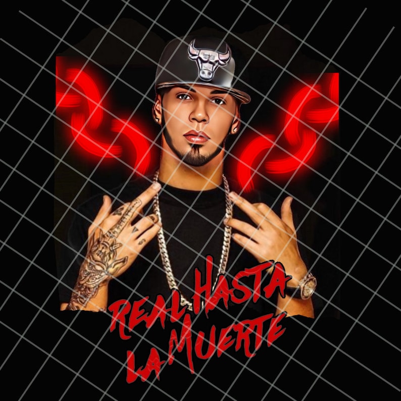 Anuel AA / El Dios Del Trap Png File / Real Hasta La Muerte - Etsy