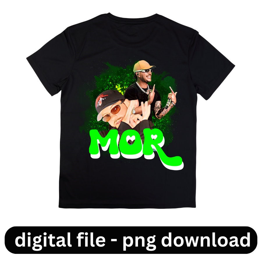 Feid Green Png File / Ferxxo Sublimation File / Mor Logo T-shirt Png ...