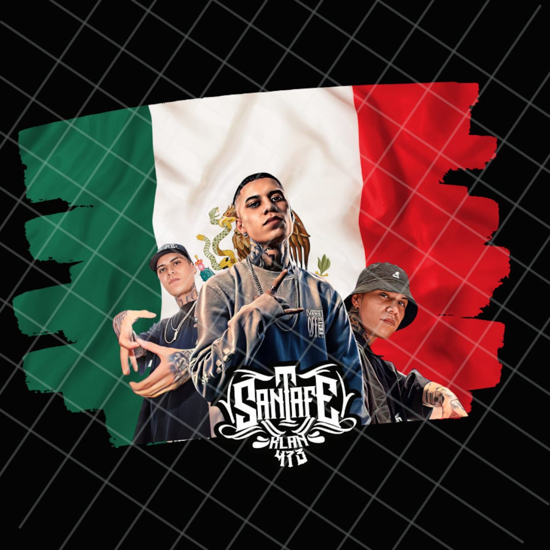 Santa Fe Klan Logo Mexican Flag Digital Png File / Santa Fe 473 Cartoon ...