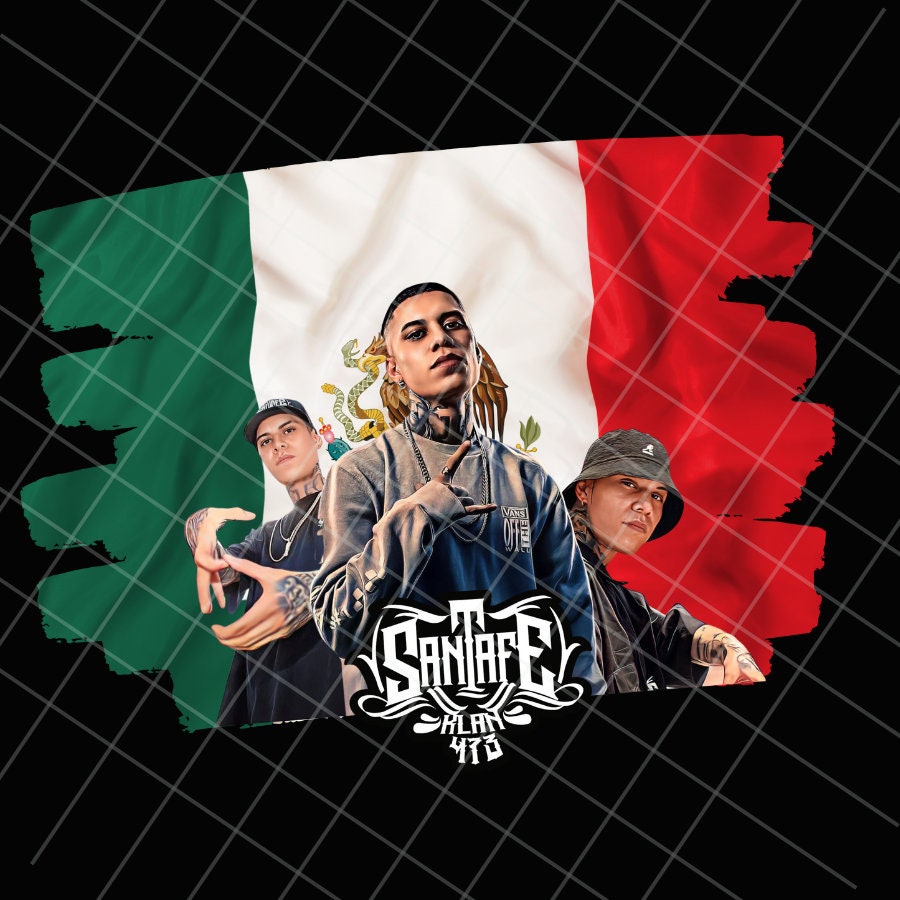 Santa Fe Klan Logo Mexican Flag Digital Png File / Santa Fe 473 Cartoon ...