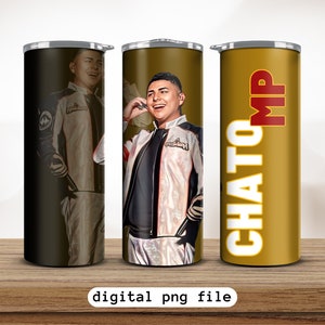 Chato MP Digital Png File /marca MP Sublimation Tumbler File / Skinny ...