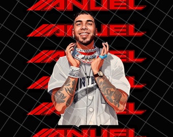 Anuel AA Real Hasta La Muerte PNG File - Etsy