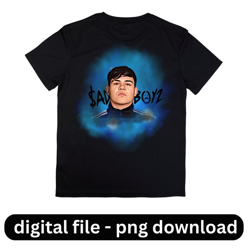 Junior H Blue Logo Digital Png File / Sad Boyz for Life - Etsy