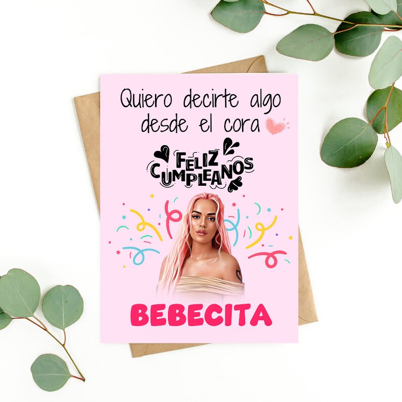 Karol G Printable Card / Bichota Png Card Design / Bebesita - Etsy