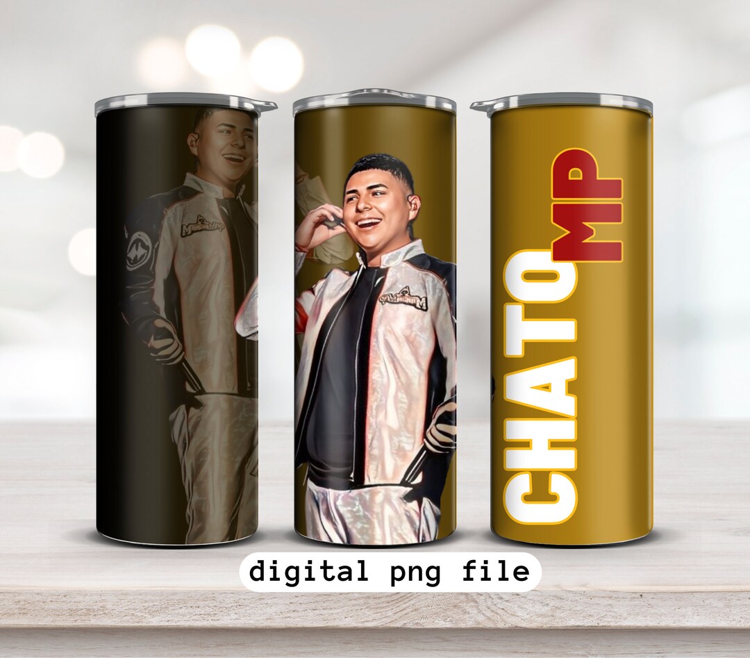 Chato MP Digital Png File /marca MP Sublimation Tumbler File / Skinny ...