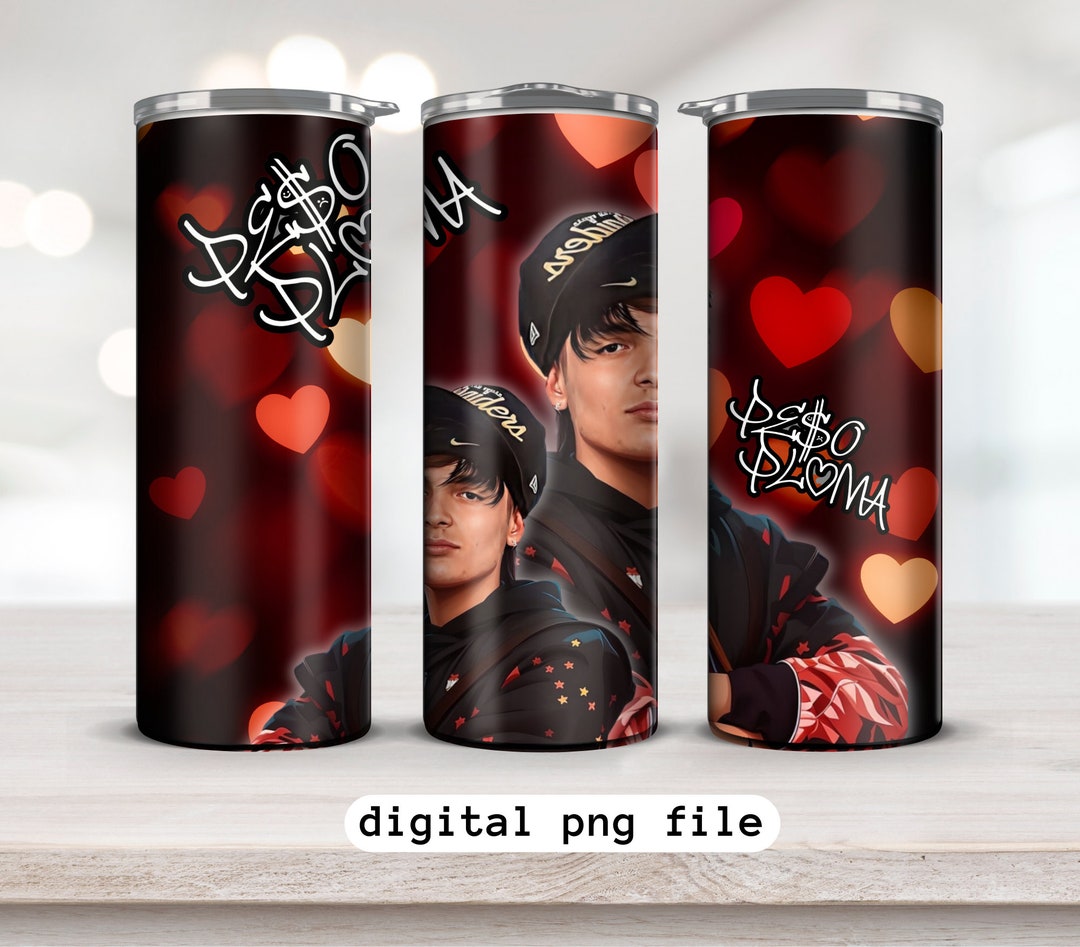 Peso Pluma Red Hearts / Doble P Digital Png File / Peso Pluma ...