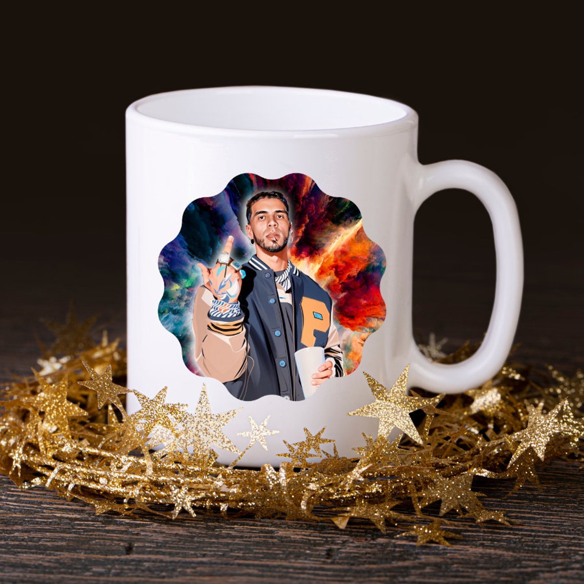 Anuel AA Colorful Png File / Real Hasta La Muerte Sublimation - Etsy