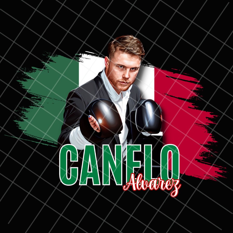 Canelo Alvarez Logo Digital Png File / Canelo Cartoon Sublimation File ...