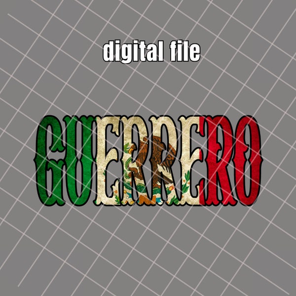 Guerrero Svg - Etsy