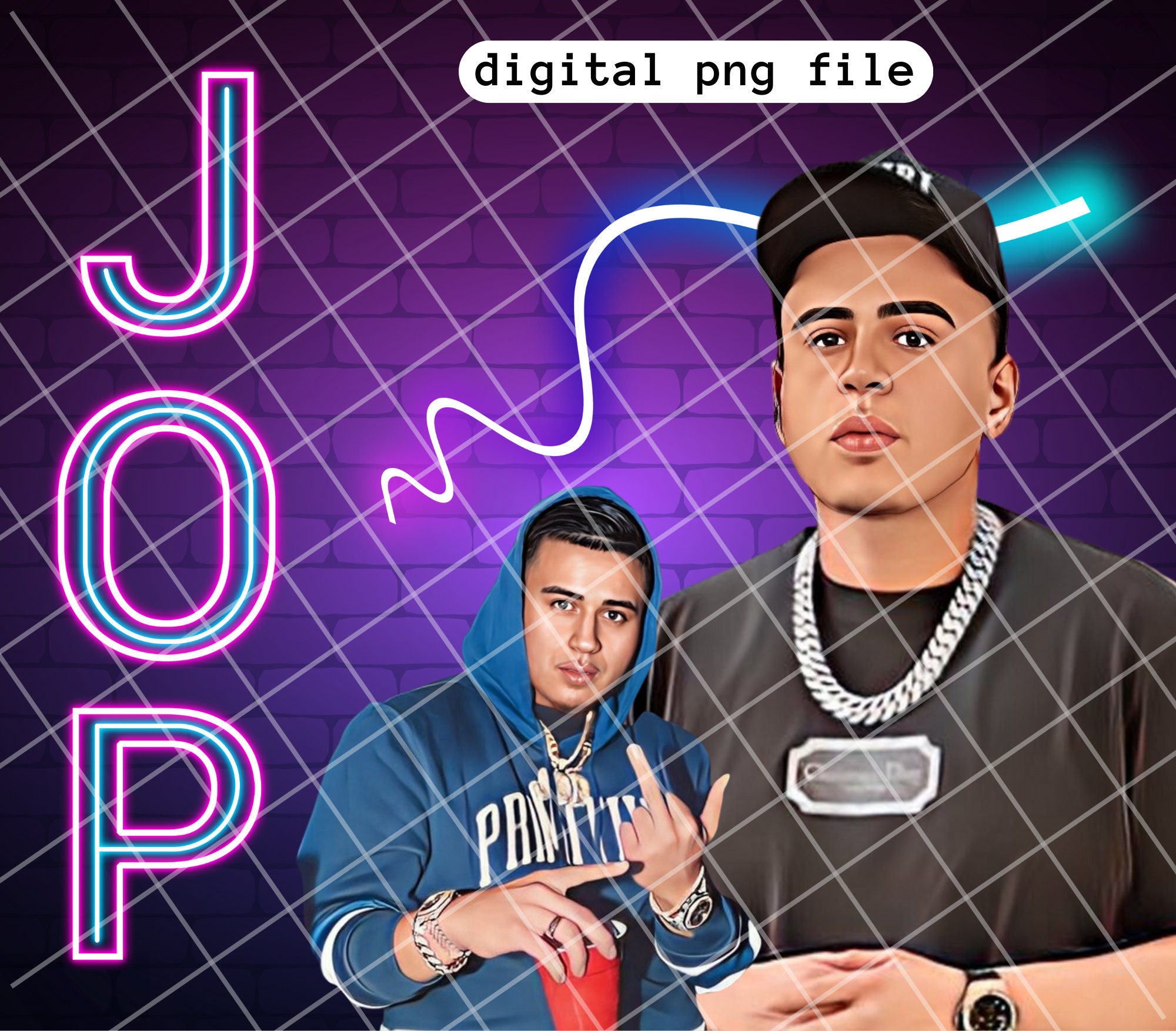 JOP Digital Png File /fuerza Regida Sublimation Tumbler File / - Etsy