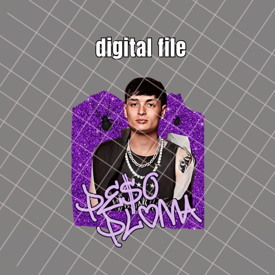 Peso Pluma Purple Spider / Doble P Digital Png File / Peso - Etsy