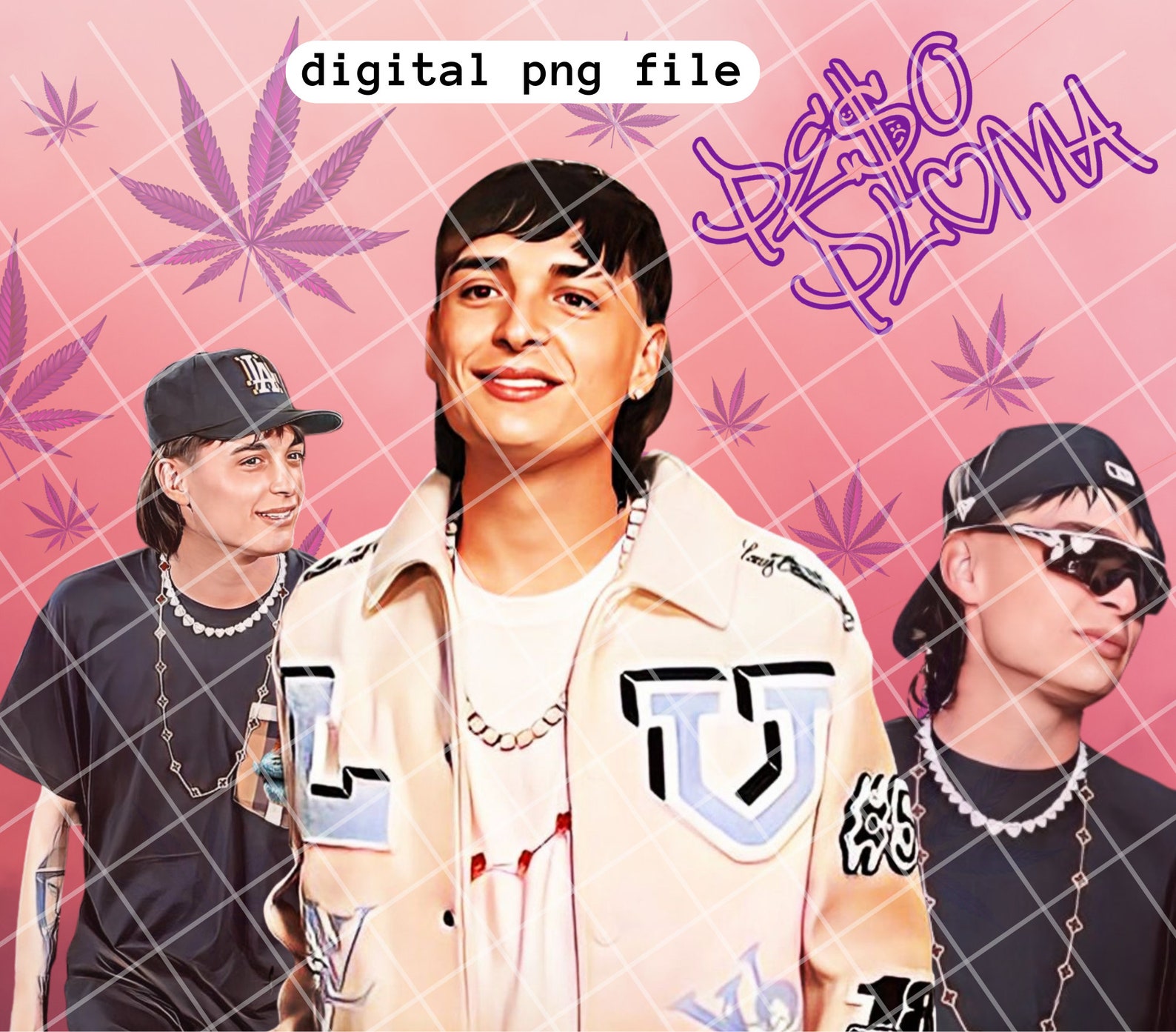 Peso Pluma Pink / Doble P Digital Png File / Peso Pluma - Etsy