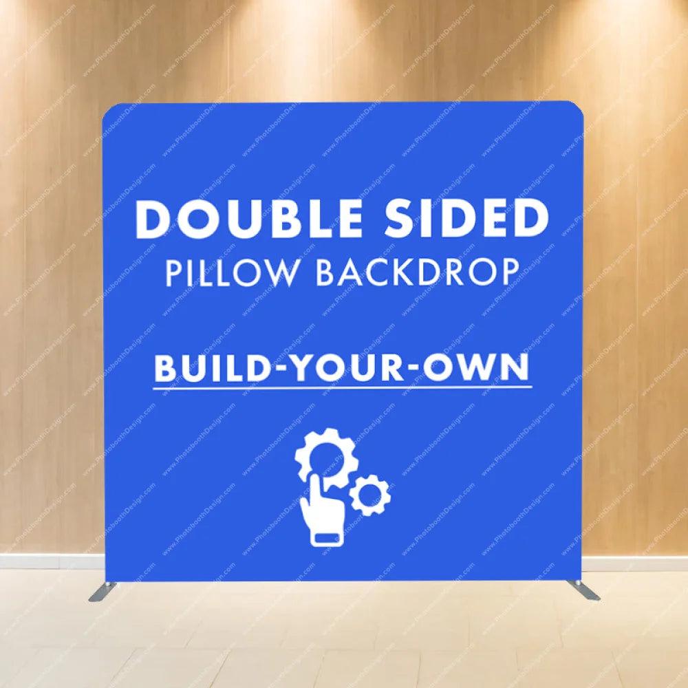 Custom (double Sided) - Pillow Cover Backdrop Photobooth Tension Fabric ...