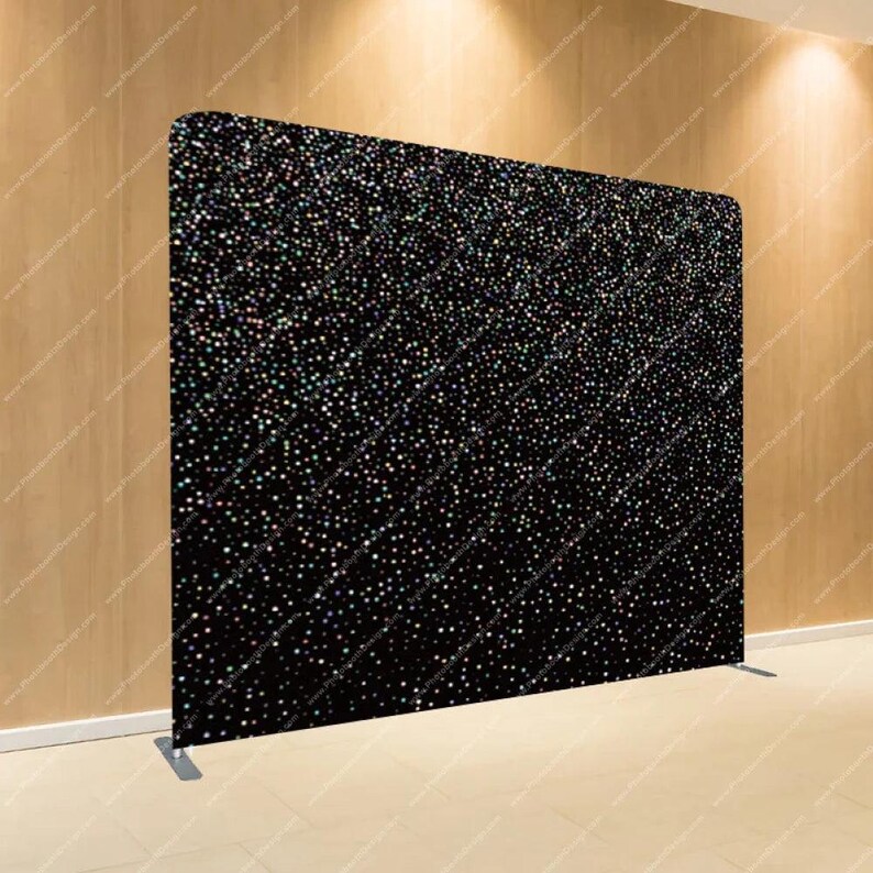 Stellar Sparkle Cascade - Pillow Cover Backdrop Photobooth Tension ...
