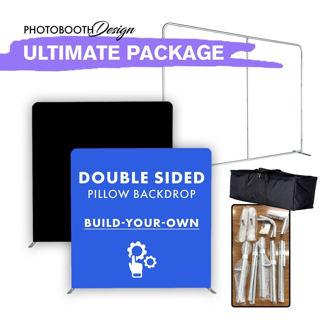 ULTIMATE STARTUP PACKAGE / Stand Frame 8x8ft + Blackout + Double Sided ...