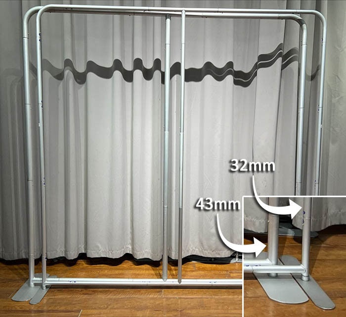 ULTIMATE STARTUP PACKAGE / Stand Frame 8x8ft + Blackout + Double Sided ...