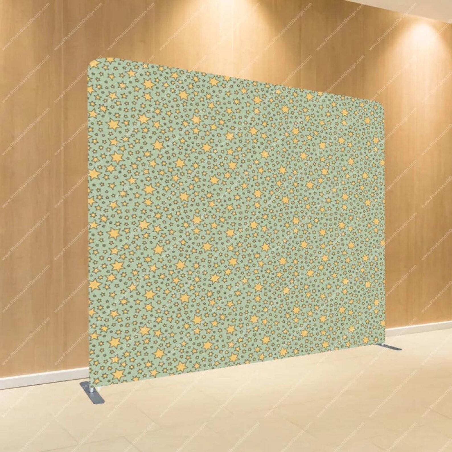 Groovy Pattern Stars - Pillow Cover Backdrop Photobooth Tension Fabric ...