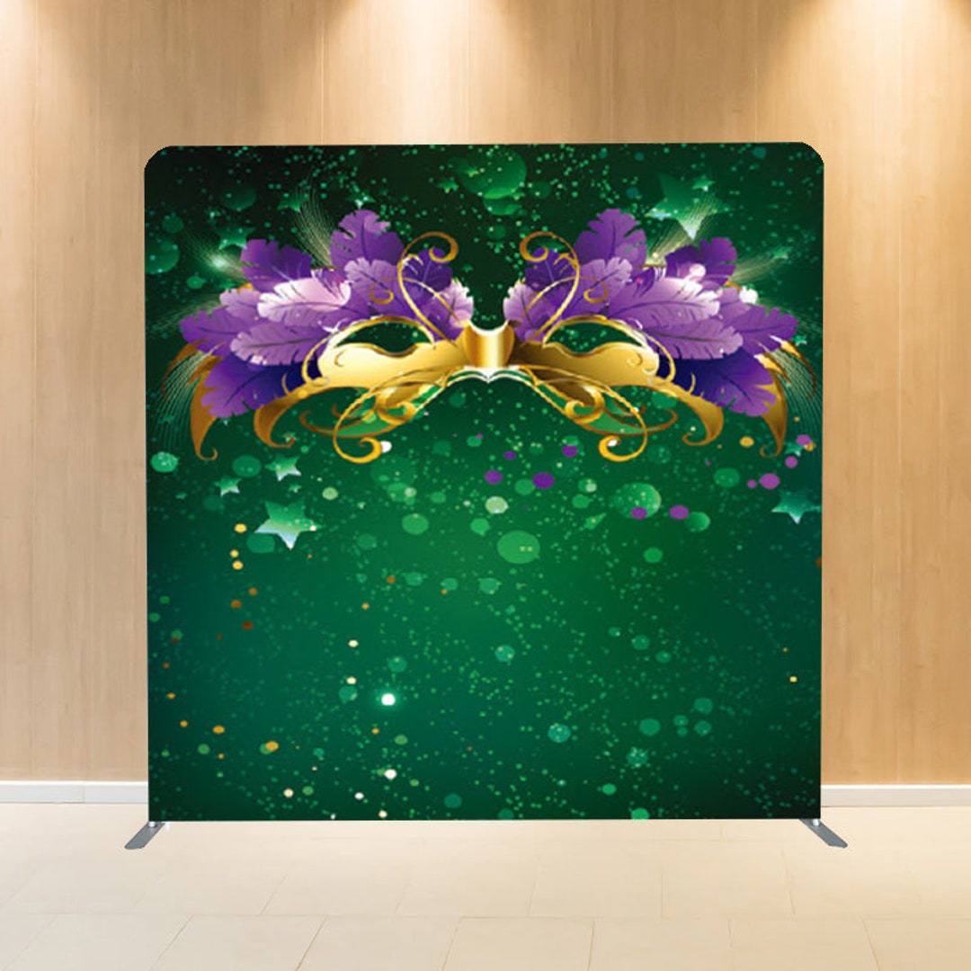 Mardi Gras Masquerade Pillow Cover Backdrop Photobooth - Etsy
