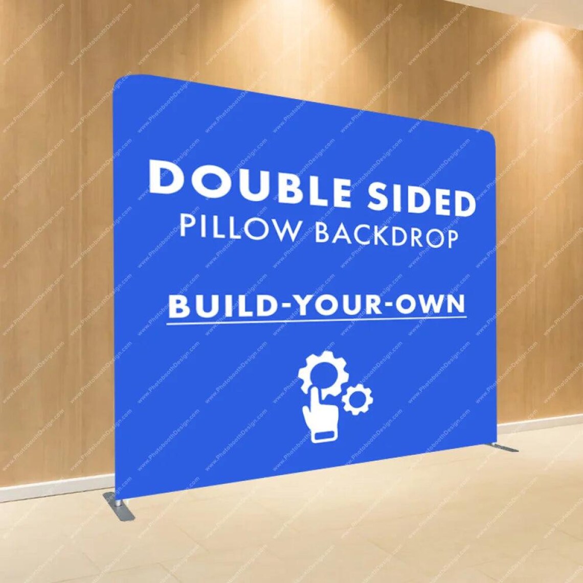 Custom (double Sided) - Pillow Cover Backdrop Photobooth Tension Fabric ...