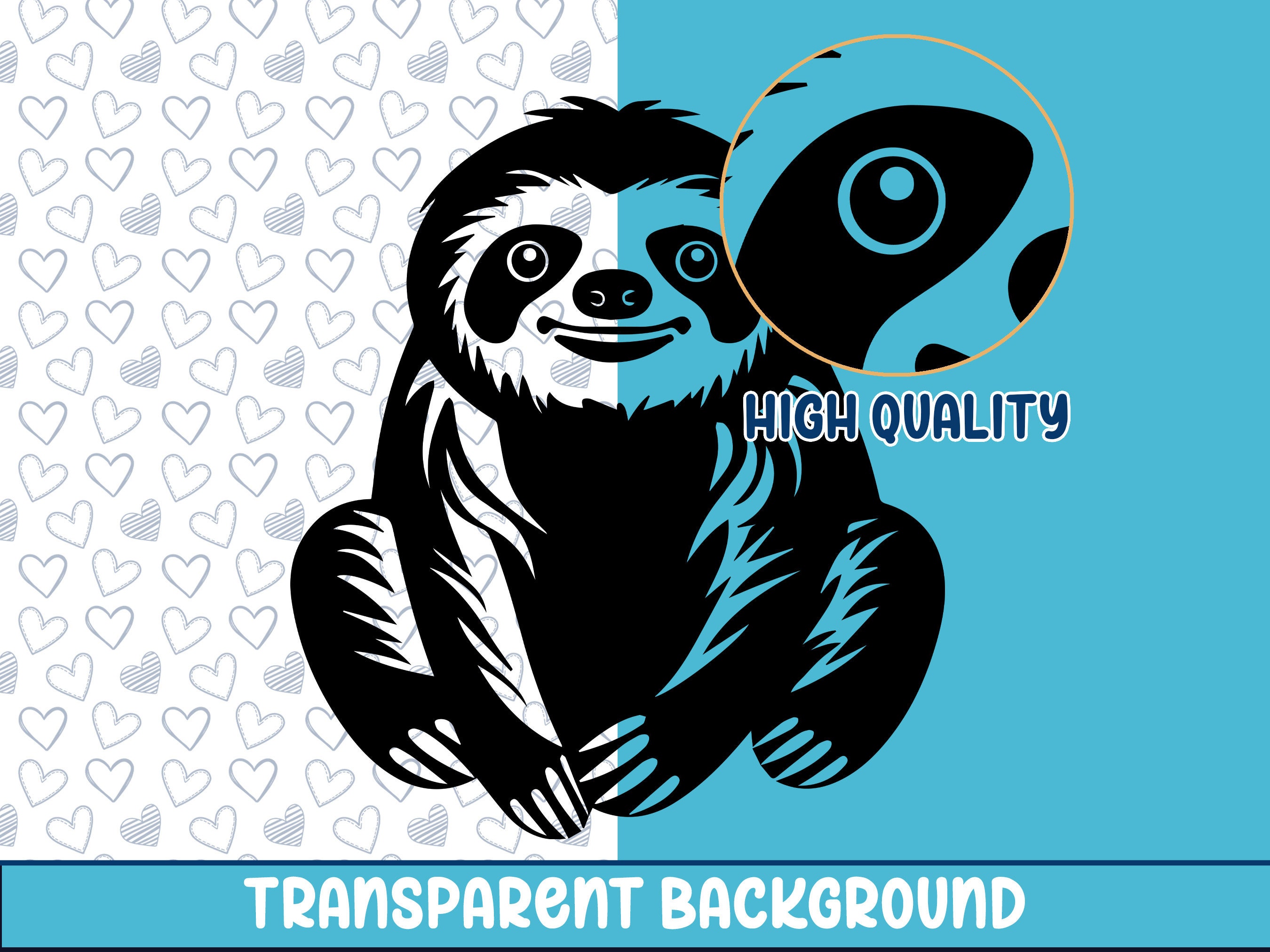 8 Cute Sloth SVG Bundle, Sloth Silhouette, Png,vector, Commercial Use ...