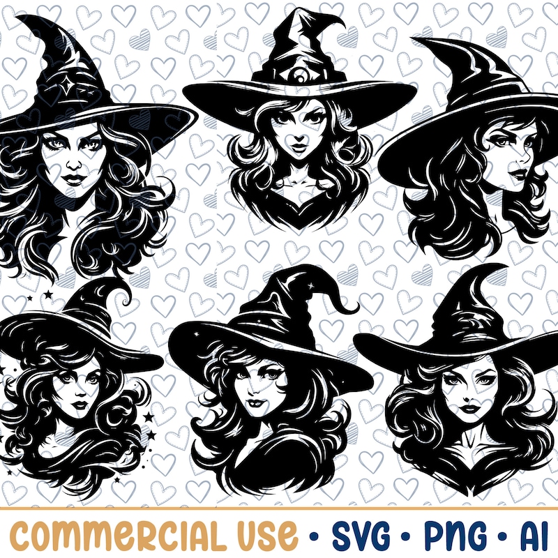 Witch Svg - Etsy