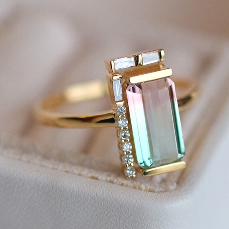 Tourmaline Ring - Etsy