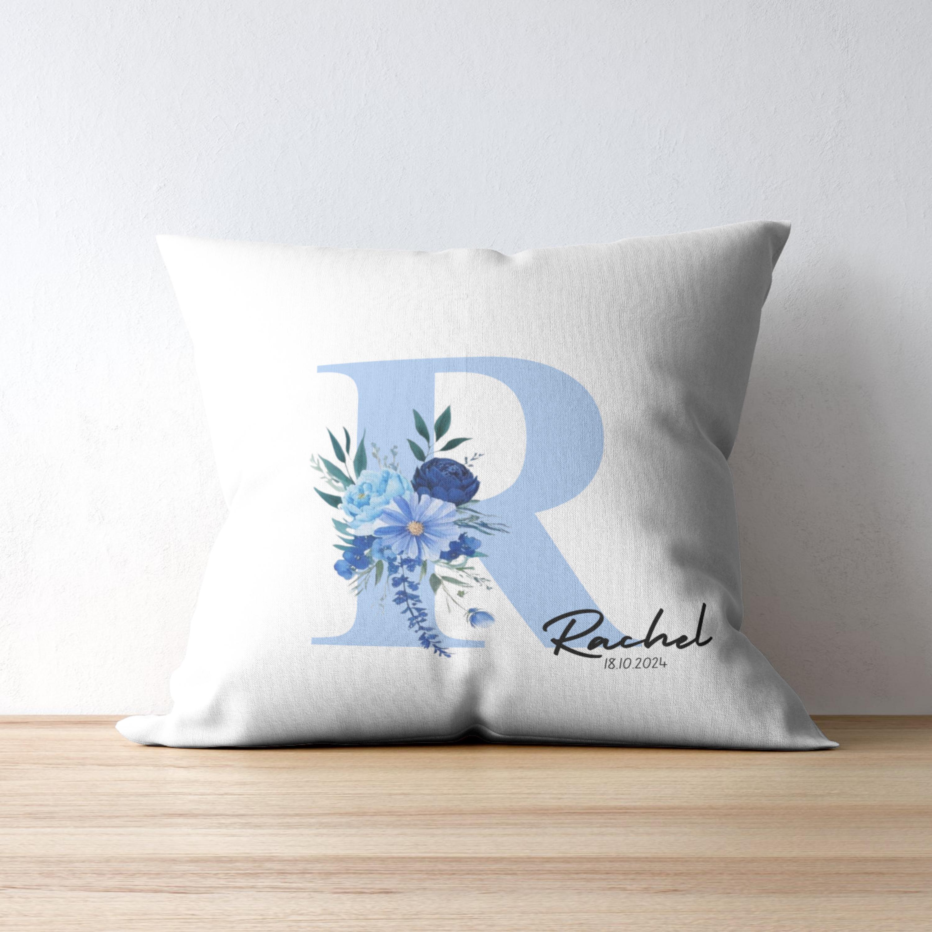 Blue Floral Letter PNG - Watercolor Floral Letters PNG - Alphabet ...