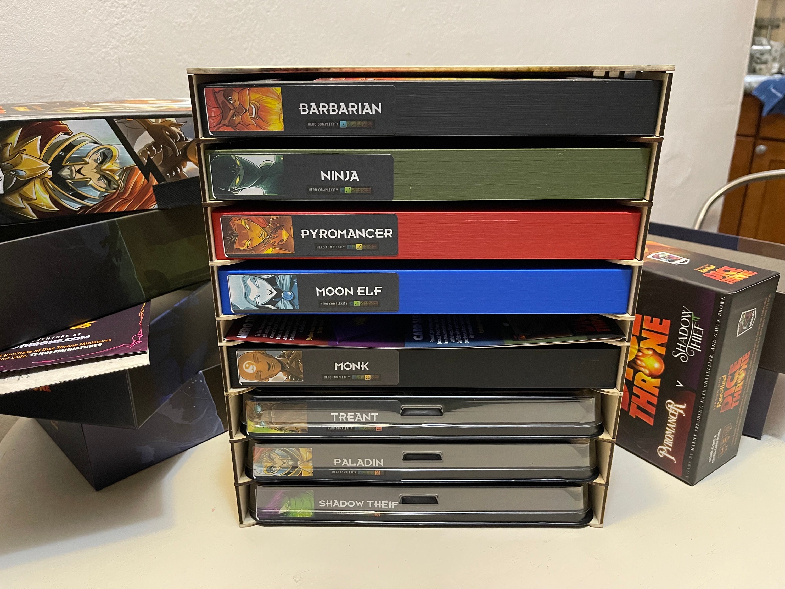 Dice Throne Tray Character Labels - Digital File - Includes Season 1 ...