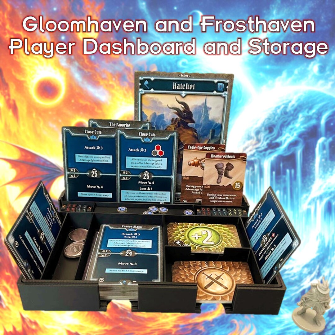 Gloomhaven / Frosthaven Compact Dashboard & Storage – Nestyr Remix - Etsy
