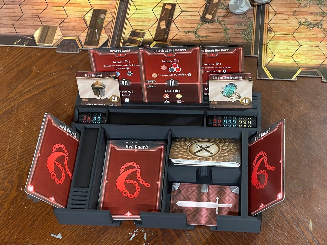 Ultimate Gloomhaven / Frosthaven Player Storage and Dashboard With Lid ...