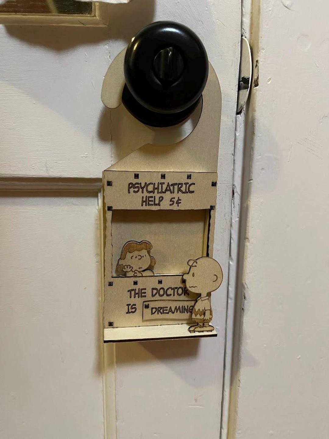 Peanuts Inspired the Doctor is in – Door Hanger Booth Decoration – 2 ...
